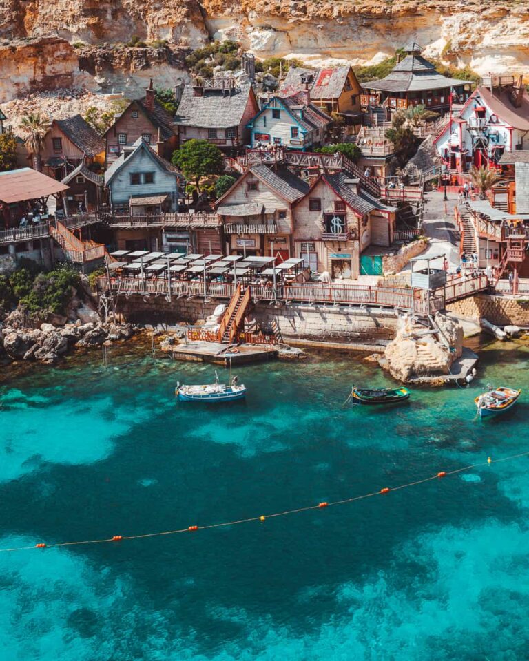 How to Visit Popeye Village Viewpoint & Anchor Bay, Malta ...