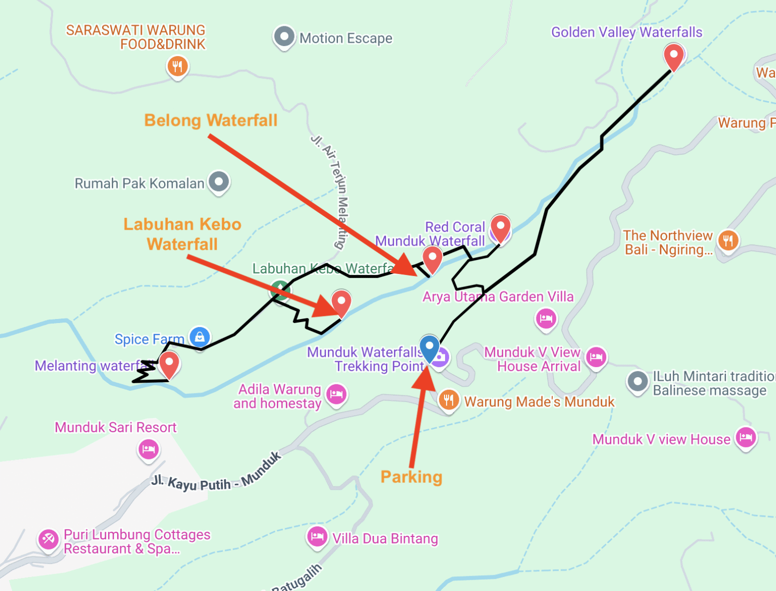 Munduk Four Waterfalls Trek: Complete Guide (+Map) - Hungariandreamers