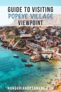 How to Visit Popeye Village Viewpoint & Anchor Bay, Malta ...